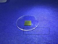 China Customized Size Silicon Carbide Wafer 10x10x0.5mm 4H-N SiC Crystal Chips for sale