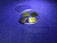 China Customized Size Silicon Carbide Wafer 10x10x0.5mm 4H-N SiC Crystal Chips for sale