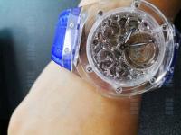 China Thickness 3.75mm Sapphire Crystal Watch Case Blue 9H High Hardness Abrasion Resistance for sale