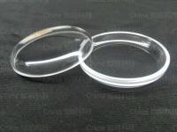 China 30-50mm Transparent Sapphire Crystal Watch Case Plate For Wrist Watch Optical Glass for sale
