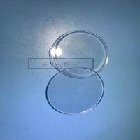 China 30-50mm Transparent Sapphire Crystal Watch Case Plate For Wrist Watch Optical Glass for sale