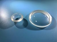 China 50mm Sapphire Components Customized Size Polished Plano - Convex Lens Hemisphere Optical Dome for sale