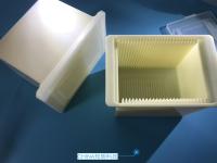 China 2inch 3inch 4inch PP Wafer Carrier Box  For Square Wafer Substrates for sale