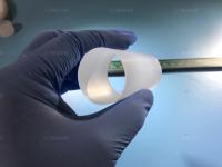 China Synthetic Sapphire Components Sapphire Optical Cylindrical Mirror Lens High Performance for sale