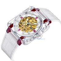 China Transparent Color Sapphire Crystal Watch Case Al2O3 Single Crystal Hardness 9.0 for sale