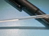 China Polished Surface Sapphire Glass Rod With Straight Flange 9.0 Hardness High Purity for sale