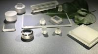 China Polished Surface Sapphire Components Sapphire Step Optical Lens Scratch Resistance for sale