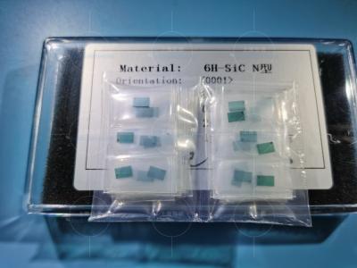 China Single Crystal 5*5mm 6H-N Polished Silicon Carbide Wafer for sale