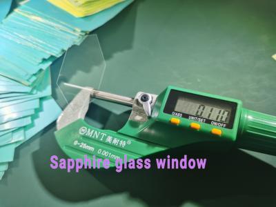 China Polygon 100um Thickness Sapphire Optical Window Wafer Chemical Resistance for sale