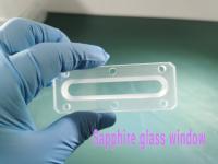 China Equipment Observation Sapphire Glass Window  With Step Hole for sale
