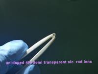 China Polished Undoped 4h Semi Sic Single Crystal Rod Lens high purity for sale