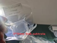 China Customized Size 5x10mm M Axis Free Standing HVPE Gallium Nitride Wafer for sale