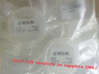 China 2 Inch Sapphire Substrate AlN Template Layer Wafer For 5G BAW Devices for sale