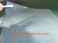 China 10*10*0.1mmt 100um Double Side Polished Led Sapphire Substrate 2 inch for sale