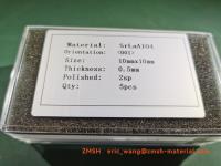 China Colorless SrLaAlO4 MgAl2O4 Wafer Substrate Crystal For Superconducting Junction for sale