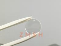 China Customized Size Sapphire Optical Window 2mm Thickness With Hole for sale