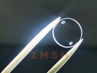 China Customized Size Sapphire Optical Window 2mm Thickness With Hole for sale