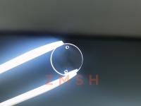 China Customized Size Sapphire Optical Window 2mm Thickness With Hole for sale