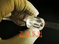 China Monocrystalline Al2O3 Sapphire Glass Tube Transparent Polished for sale