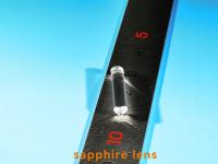 China All Surface Polished Sapphire Optical Windows Crylinder Rod Lens With Plunger Stick for sale