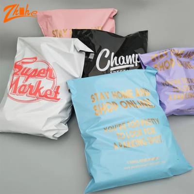 China Custom Design Gravure Printing 10 Colors Max Zhihe Eco Friendly Biodegradable Poly Mailer Bag for Shipping Shoes Clothing for sale
