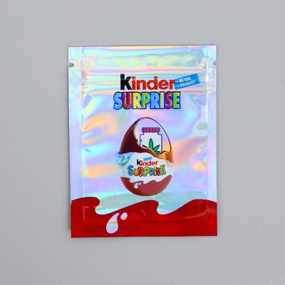 China Zhihe Custom Die Cut Mylar Resealable Moisture Proof Zipper Bags 3.5g 28g Custom Printed Snack Candy Cookie Packaging for sale