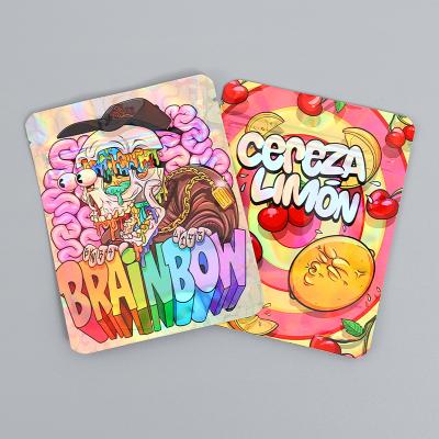 China Proof Resealable Zipper Mylar Bags Zhihe Custom Packaging Mylar Box Plastic Bag 3.5g 7g 14g Smell Proof Custom Box With Pouch for sale