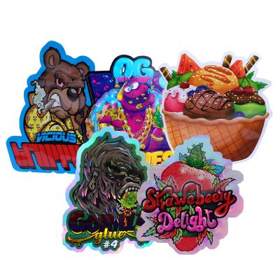 China Zhihe Custom Digital Printed Recyclable Mylar Bags 3.5g 7g 14g Resealable Moisture Proof Smell Proof Jelly Grass Seeds Candy for sale