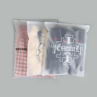 China Zhihe Custom Polybags Waterproof Hot Stamping Recyclable Zipper Top for Packaging of Clothing Shoes and Socks for sale