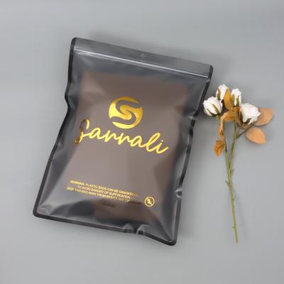 China Zhihe Recyclable Matte Zipper Bags for Clothing Shoes & Socks Packaging-Customizable PE Material with Hot Stamping for sale