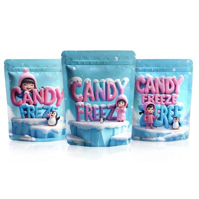China Food Jelly Packaging PET/VMPET/PE Material Custom Mylar Bags 3.5G with Custom Logo Printing and Aluminum Plastic Ziplock for sale