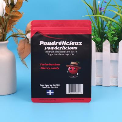China Child-Resistant Zipper Smell Proof Holographic Mylar Pouch Stand 3.5g 7g Custom Size PE Plastic Type Laminated Material for sale