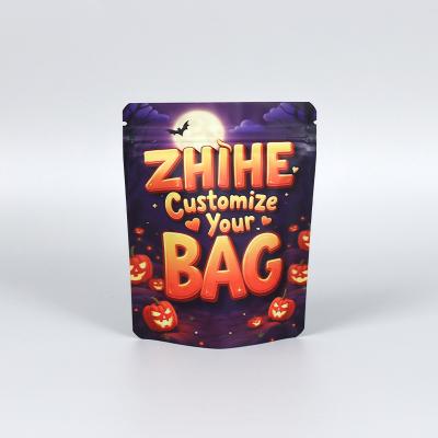 China Zhihe 3.5g Capacity Mylar Bag with Virgin Composite Materials and Digital Printing for Food Packaging Stand Up Pouch for sale