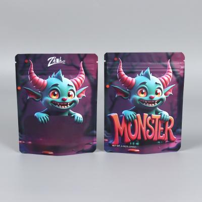 China Zhihe Custom Mylar Bag Stand Up Pouch Food Packaging 3 5g Digital Printing for sale