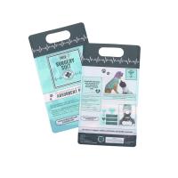 China Custom Rotogravure Printed Stand-Up Pouch with Die-Cut Handle & Clear Window for sale