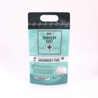 China Custom Rotogravure Printed Stand-Up Pouch with Die-Cut Handle & Clear Window for sale