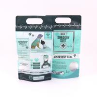 China Custom Rotogravure Printed Stand-Up Pouch with Die-Cut Handle & Clear Window for sale