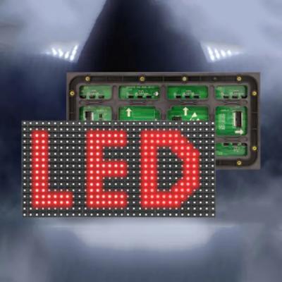 China P10 LED Display Module - 10mm Pixel Pitch Outdoor Indoor SMD DIP Waterproof Advertising Sign for sale