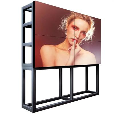 China 1.8mm Seamless LCD Video Wall Panel - 46/55 Inch Indoor Matrix Splicing Screen with 500cd/m² Brightness for sale