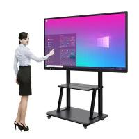 China 4K Ultra HD Conference All-in-One LCD Display with Dual Android/Windows Systems and Multi-Touch Whiteboard for sale