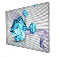 China P3.9-7.8 Curtain Wall Transparent Glass LED Display Screen 800x1500mm with High Brightness Outdoor Rating for sale