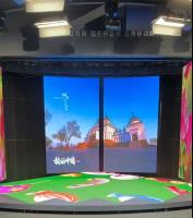 China Mechanical Moving Structure Video Wall Panels with 150×150mm Aluminium Profile and 0.01-0.03mm Positioning Accuracy for sale