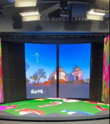 China Mechanical Moving Structure Video Wall Panels with 150×150mm Aluminium Profile and 0.01-0.03mm Positioning Accuracy for sale