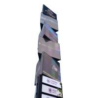 China Full Color LED Rotating Advertising Display Cube with 200W-7500W Motor and 0.01-0.1 Degree Positioning Accuracy for sale