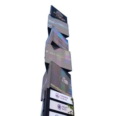 China Full Color LED Rotating Advertising Display Cube with 200W-7500W Motor and 0.01-0.1 Degree Positioning Accuracy for sale