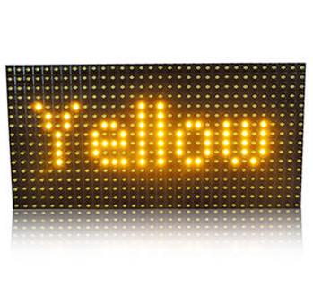 China Outdoor Amber LED Display Module P10 IP65 Waterproof 320mm×160mm High Brightness ≥2500nit for sale