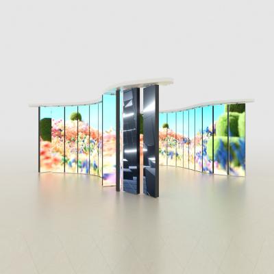 China Rotating Folding Indoor commercial led display screen for sale