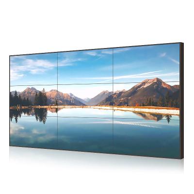 China ODM 55-inch LCD Splicing Screen Bezel Panel for Video Wall Displays with High-Definition Display and Wide Viewing Angles for sale