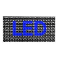 China Outdoor Color LED Display 488×244mm Semi-Outdoor Monochrome Blue Signage for Wayfinding for sale