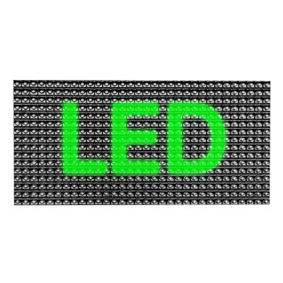 China 488x244mm Color LED Display Screen for Indoor Advertising with Green Glowing Characters and Semi-Outdoor Capability for sale